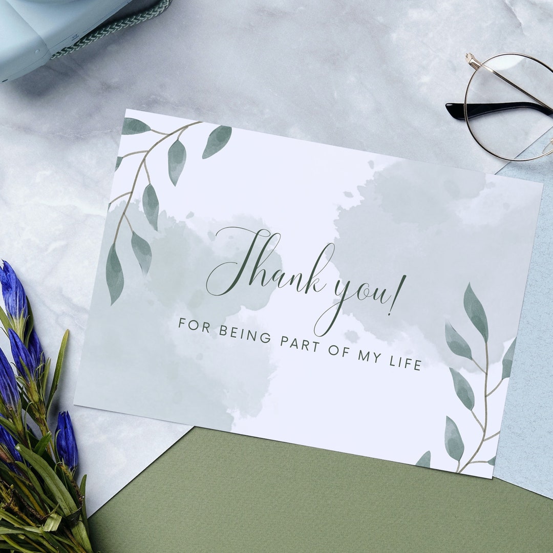 Thankyou Card for the Love One Appreciate Card - Etsy