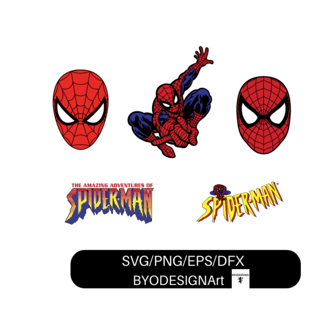 SPIDERMAN SVG Bundle, Spider-Man Svg Cut Files para Cricut, Spider Man ...