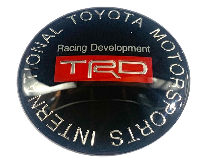 Set of 4 TRD 65mm Self Stick Domed Wheel Caps - Etsy