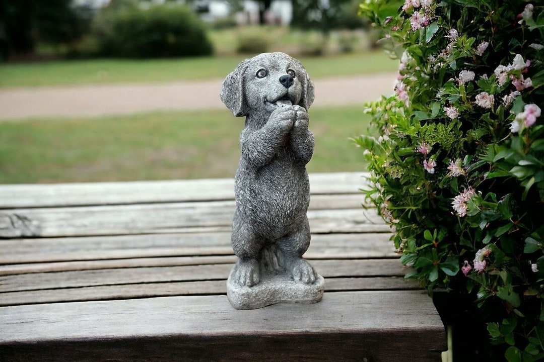 Begging Puppy Statue Standing Puppy Figure Great Gift Idea for Dog ...