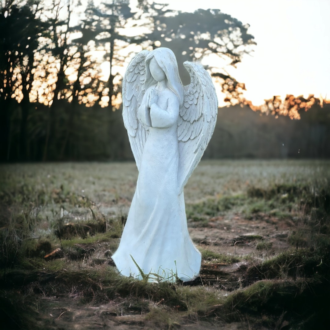 Faceless Angel Statue Girl Angel Figure for Yard and Backyard Religious ...