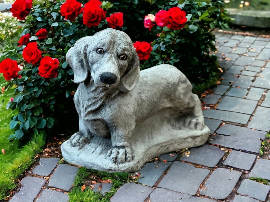 Puppy Dachshund Statue Handmade Dachshund Dog Sculpture - Etsy