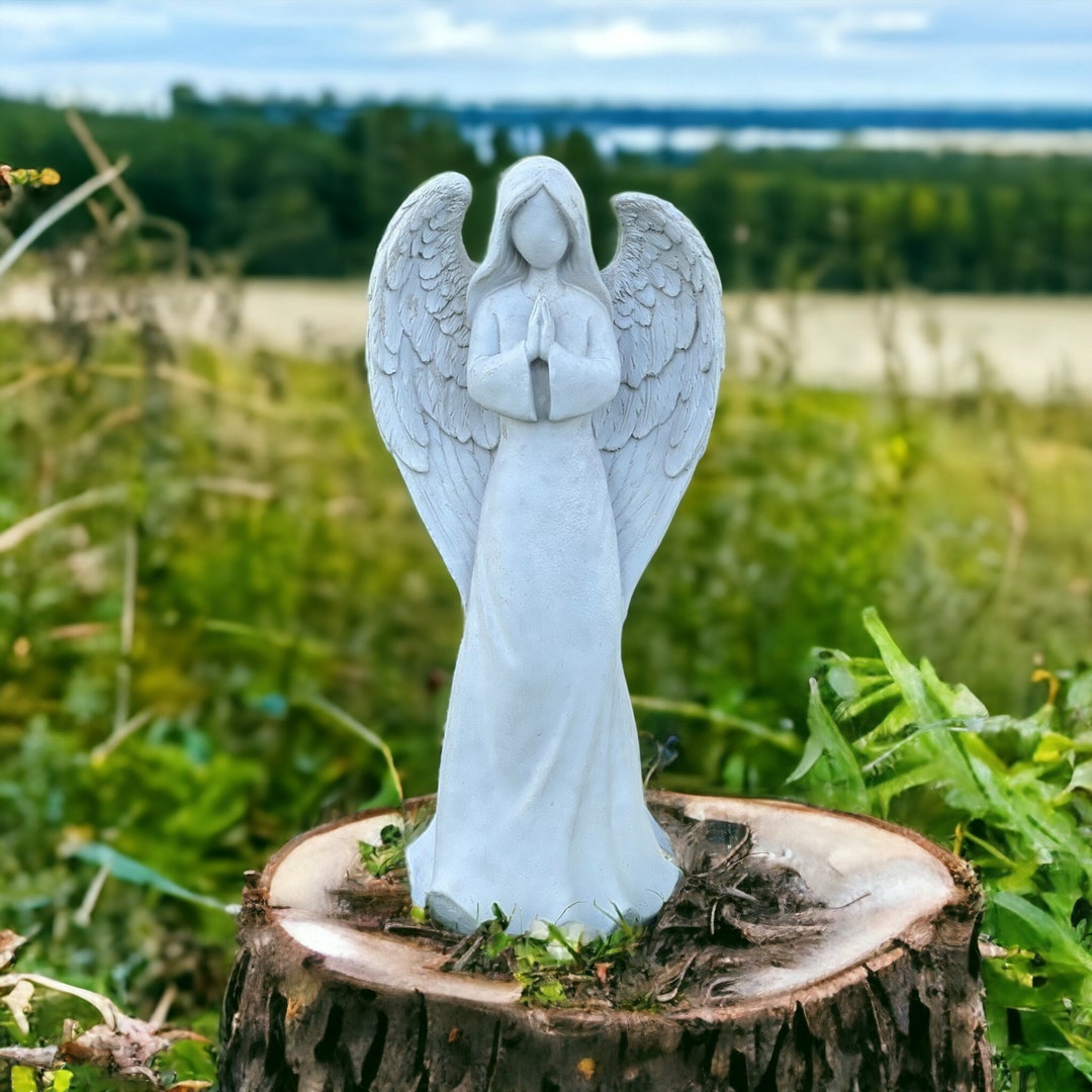 Praying Angel Statue Faceless Angel Figure for Outdoor and Indoor ...