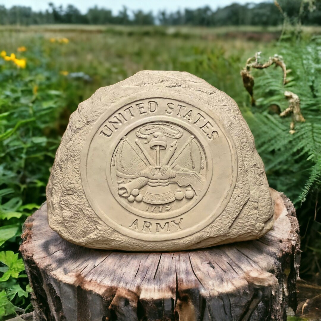 Fallen Soldier Memorial Figure Concrete Loss Memorial - Etsy