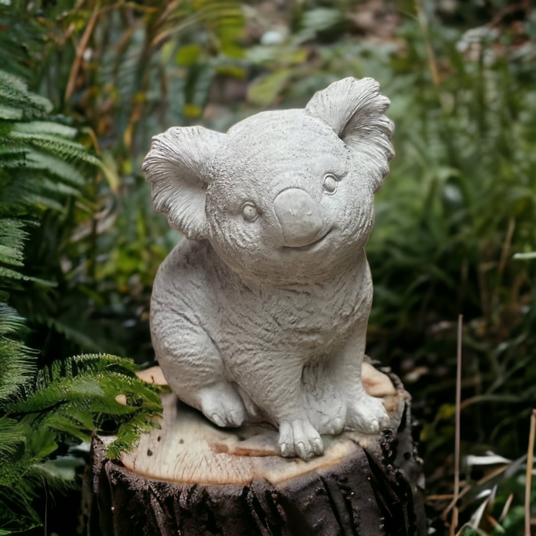 Sitting Koala Statue Detailed Koala Figurine Outdoor or Indoor - Etsy