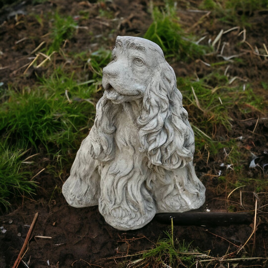 Realistic Cocker Spaniel Dog Statue Handmade Spaniel Dog - Etsy