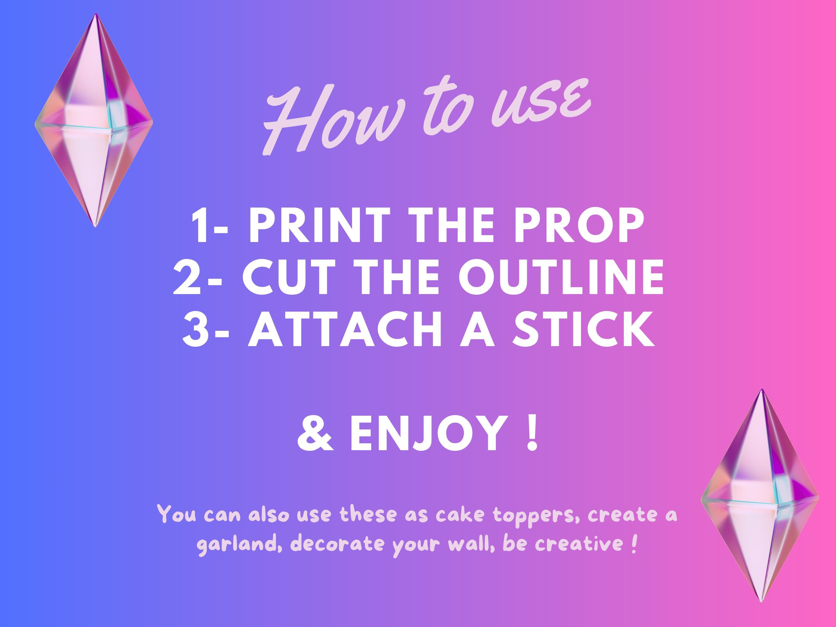 Euphoria Birthday Photobooth Props Euphoria Printable Party Props ...