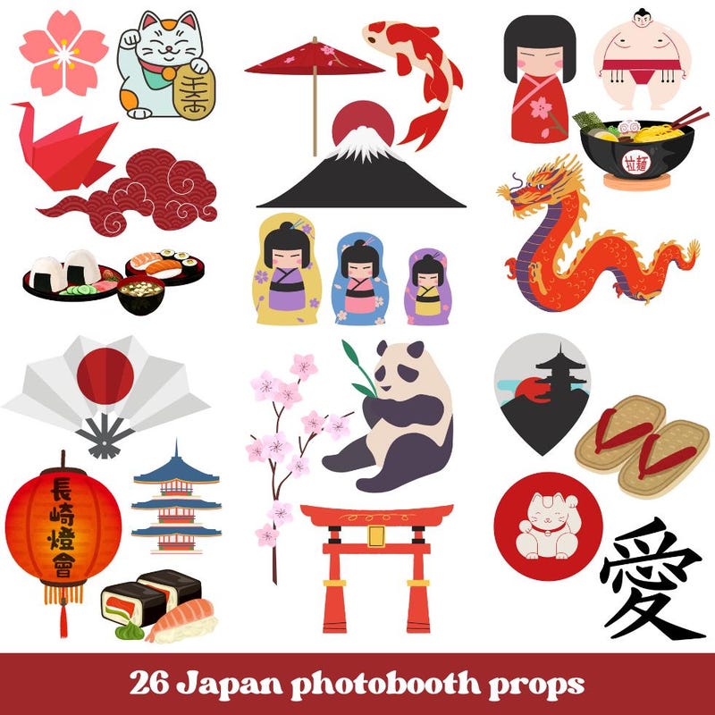 Japanese themed birthday party decorations - Etsy.de