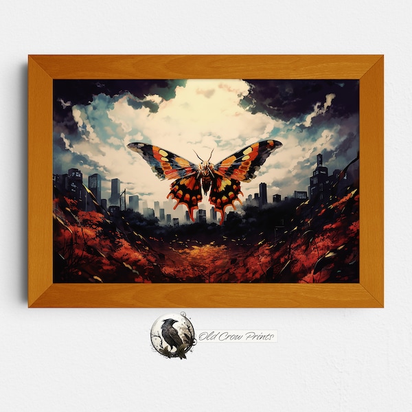 Mothra Art - Etsy
