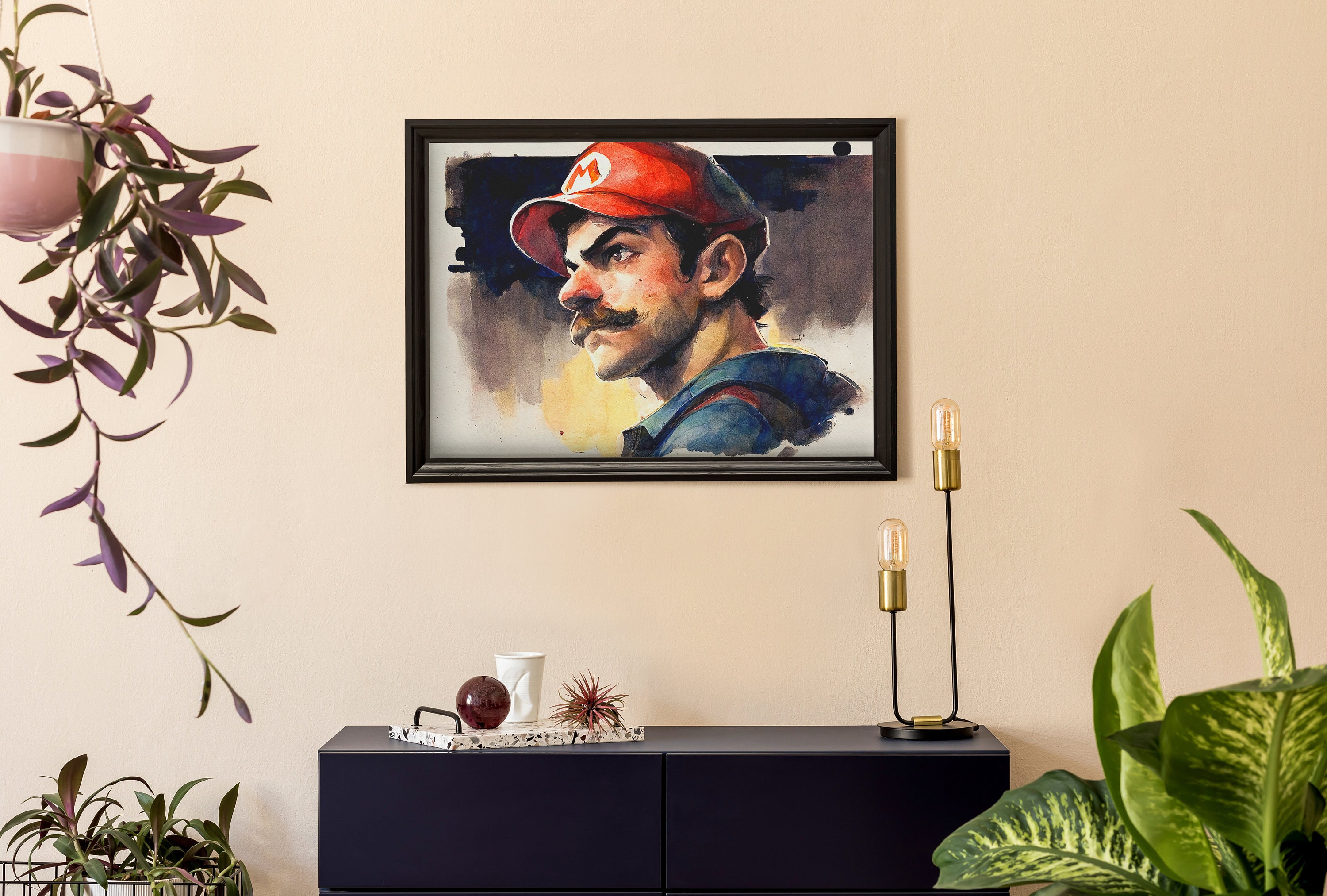 Super Mario Brothers Wall Art, Gaming Poster Art, Movie, Film, Video ...