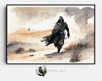 The Dark Tower, Landscape Watercolor Painting, Stephen King, Fantasy ...