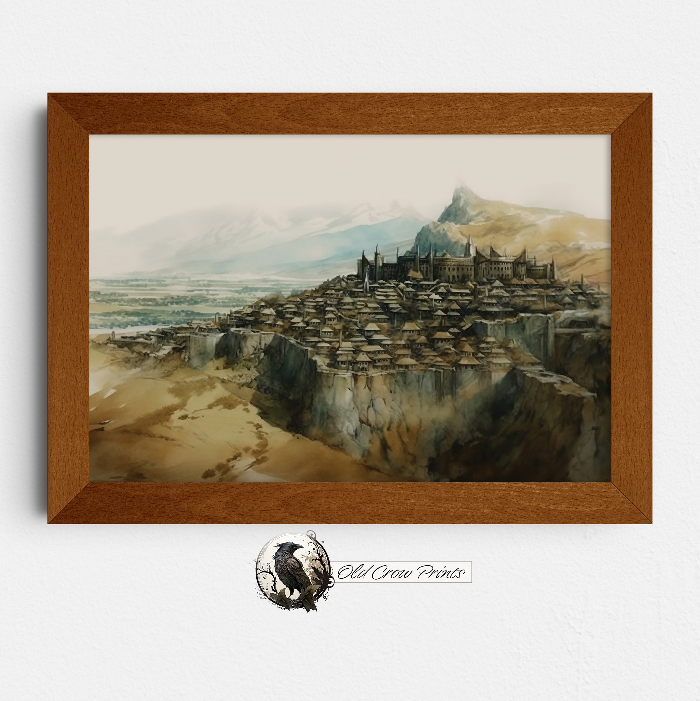 Rohan Landscape Painting, the Lord of the Rings Art, Fantasy Art, Jrr ...