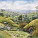 The Shire Painting, the Lord of the Rings Art, Fantasy Art, Jrr Tolkien ...