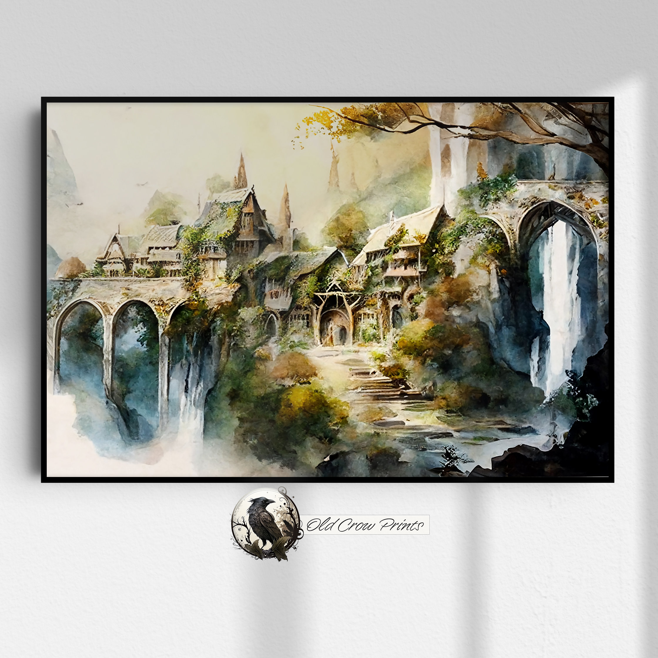Entrance to Rivendell, Lord of the Rings Art, Fantasy Art, Tolkien ...