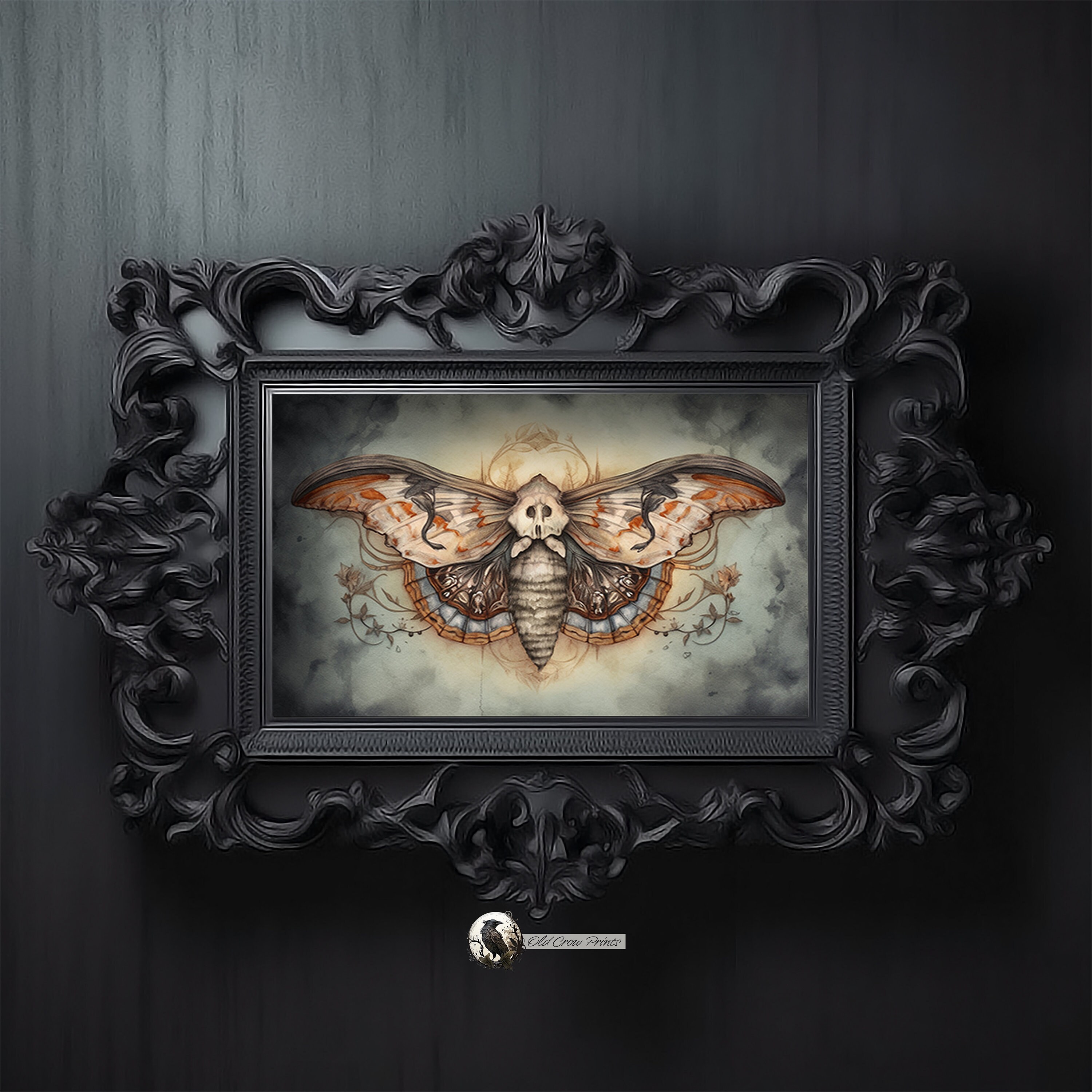 Gothic Moth, Dark Academia, Gloomy Victorian Paintings, Vintage Moody ...
