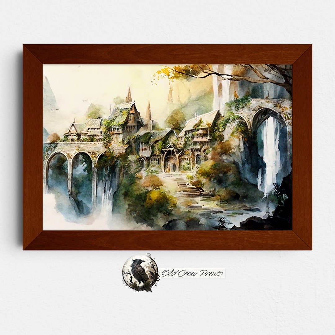 Entrance to Rivendell, Lord of the Rings Art, Fantasy Art, Tolkien ...