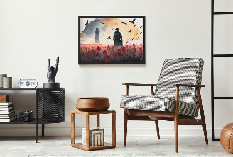 The Dark Tower, Landscape Watercolor Painting, Stephen King, Fantasy ...