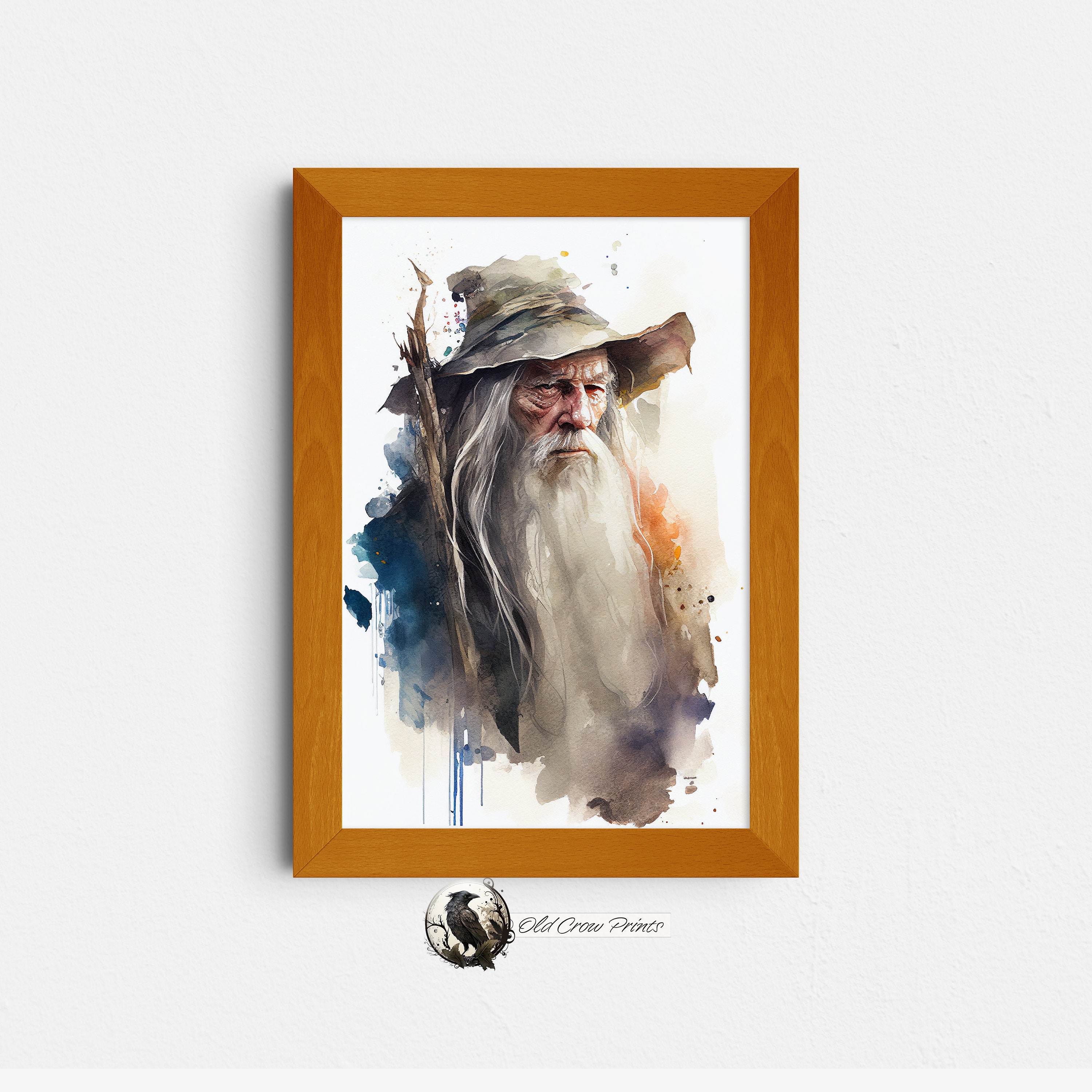 Gandalf Watercolor Sketch, Lord of the Rings Art, Fantasy Art, Tolkien ...