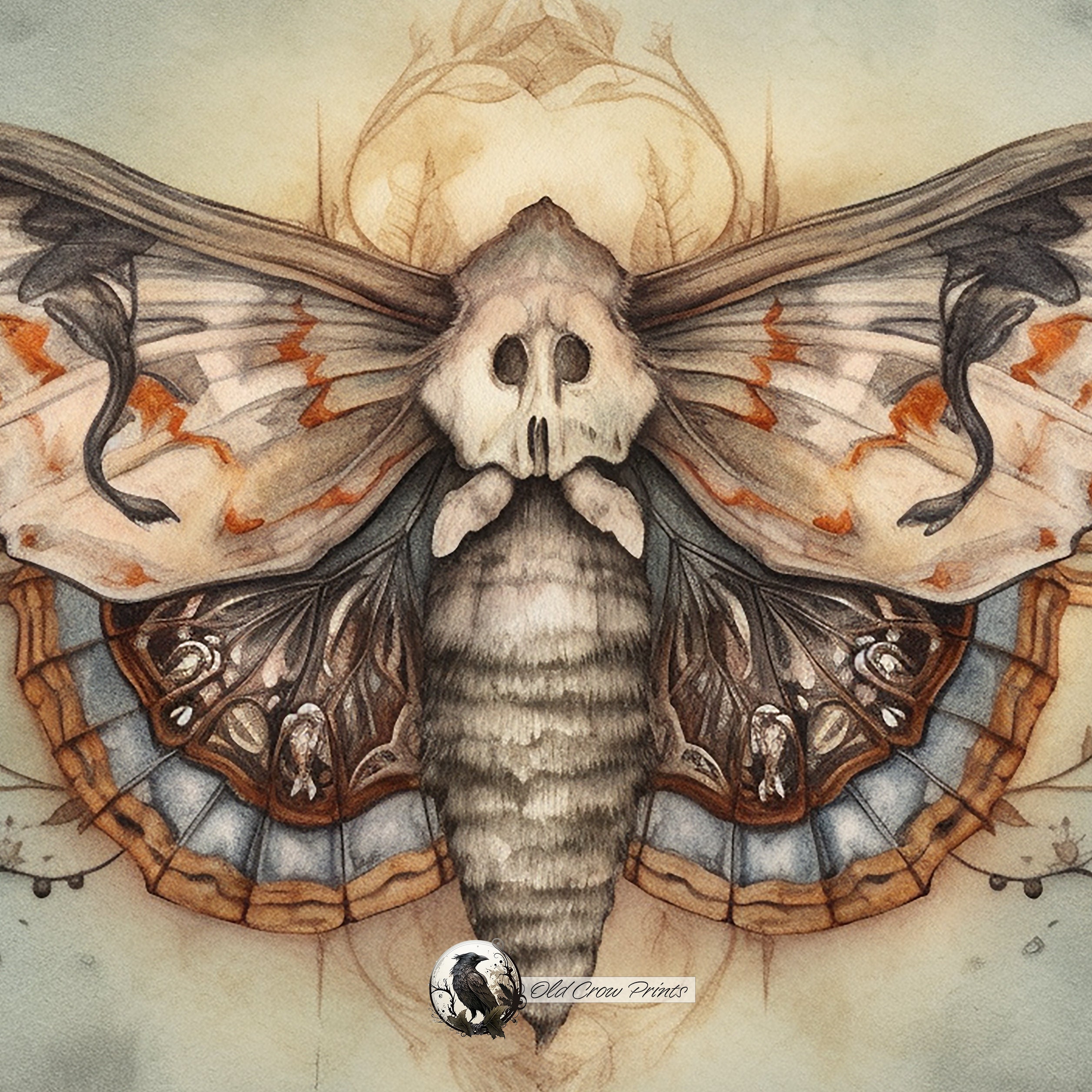 Gothic Moth, Dark Academia, Gloomy Victorian Paintings, Vintage Moody ...