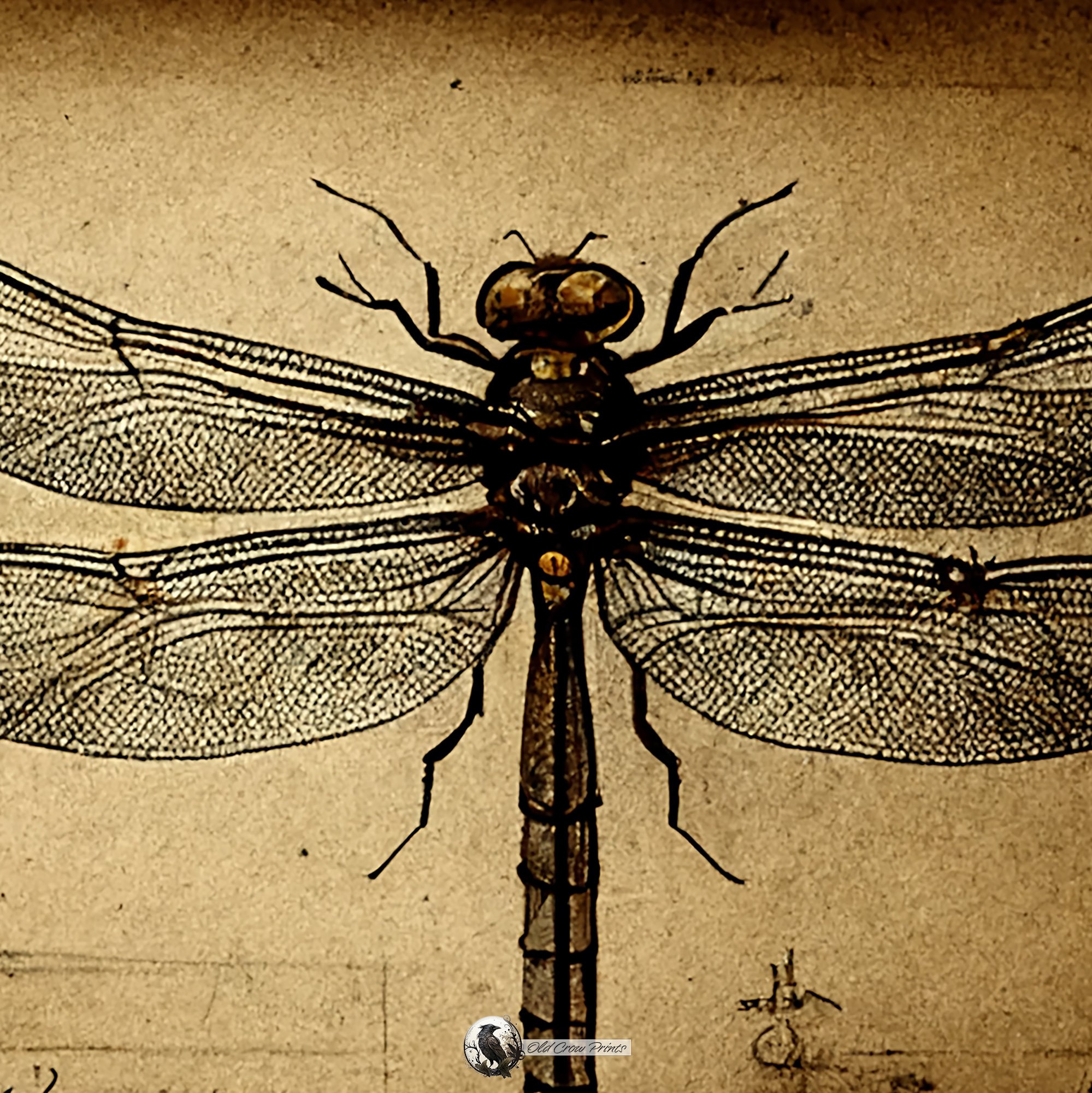 Gothic Dragonfly Dark Academia Gloomy Victorian Paintings - Etsy