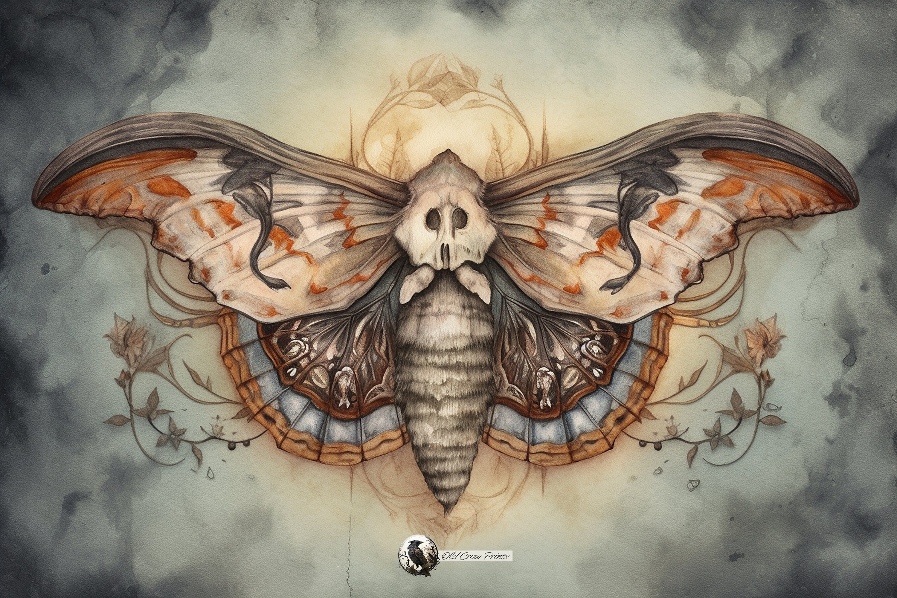 Gothic Moth, Dark Academia, Gloomy Victorian Paintings, Vintage Moody ...