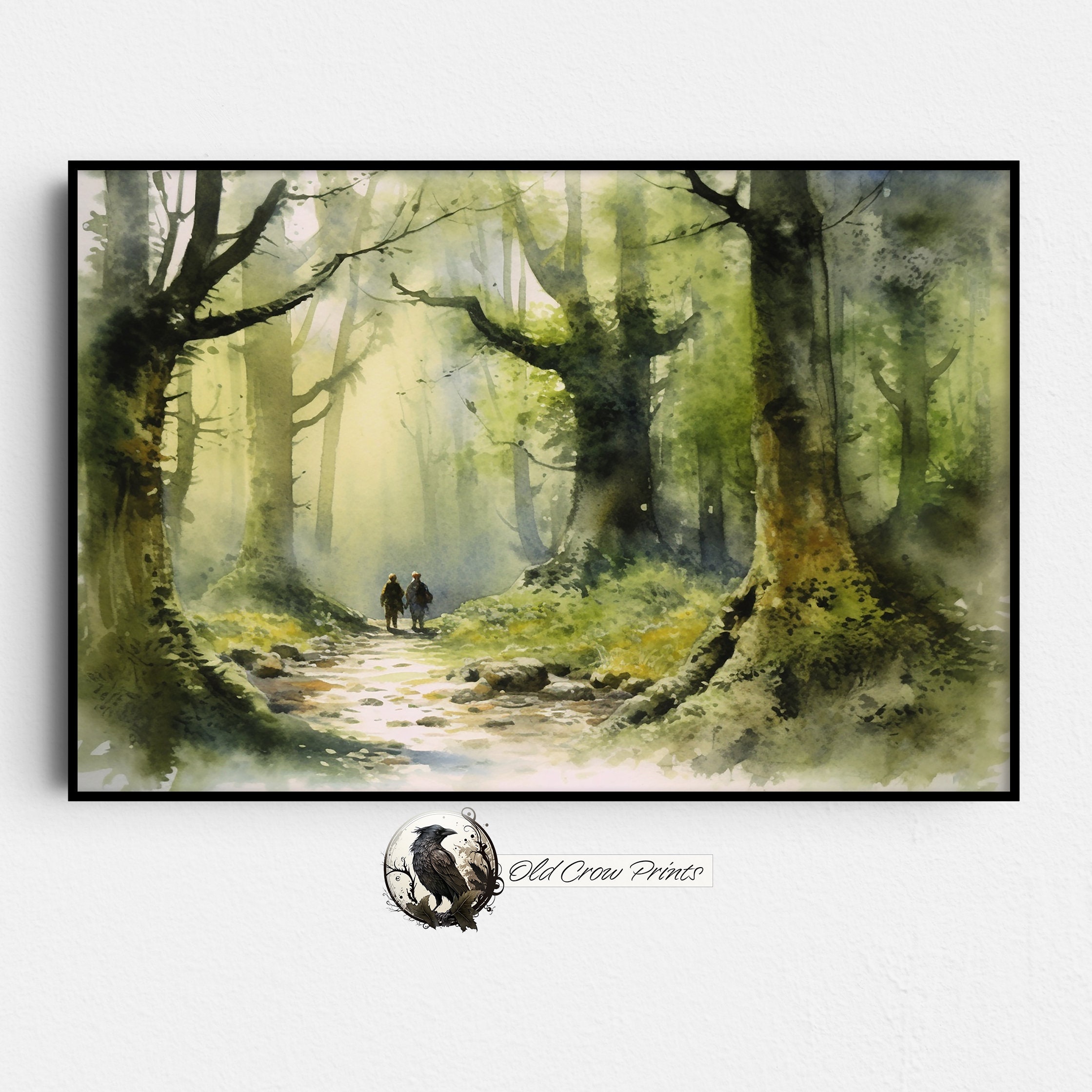 Fangorn Forest Painting, the Lord of the Rings Art, Jrr Tolkien ...