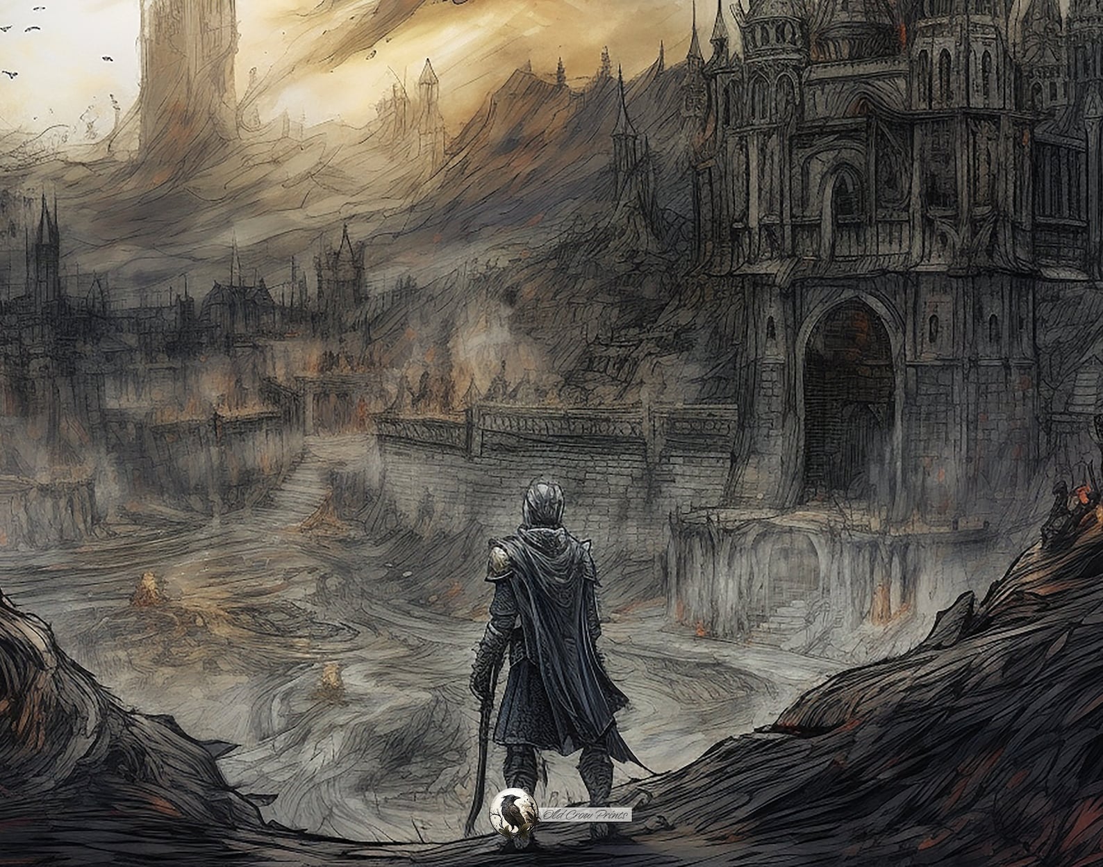 Dark Souls Landscape Gaming Poster Art Movie Painting Film - Etsy
