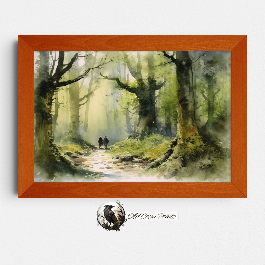 Fangorn Forest Painting, the Lord of the Rings Art, Jrr Tolkien ...
