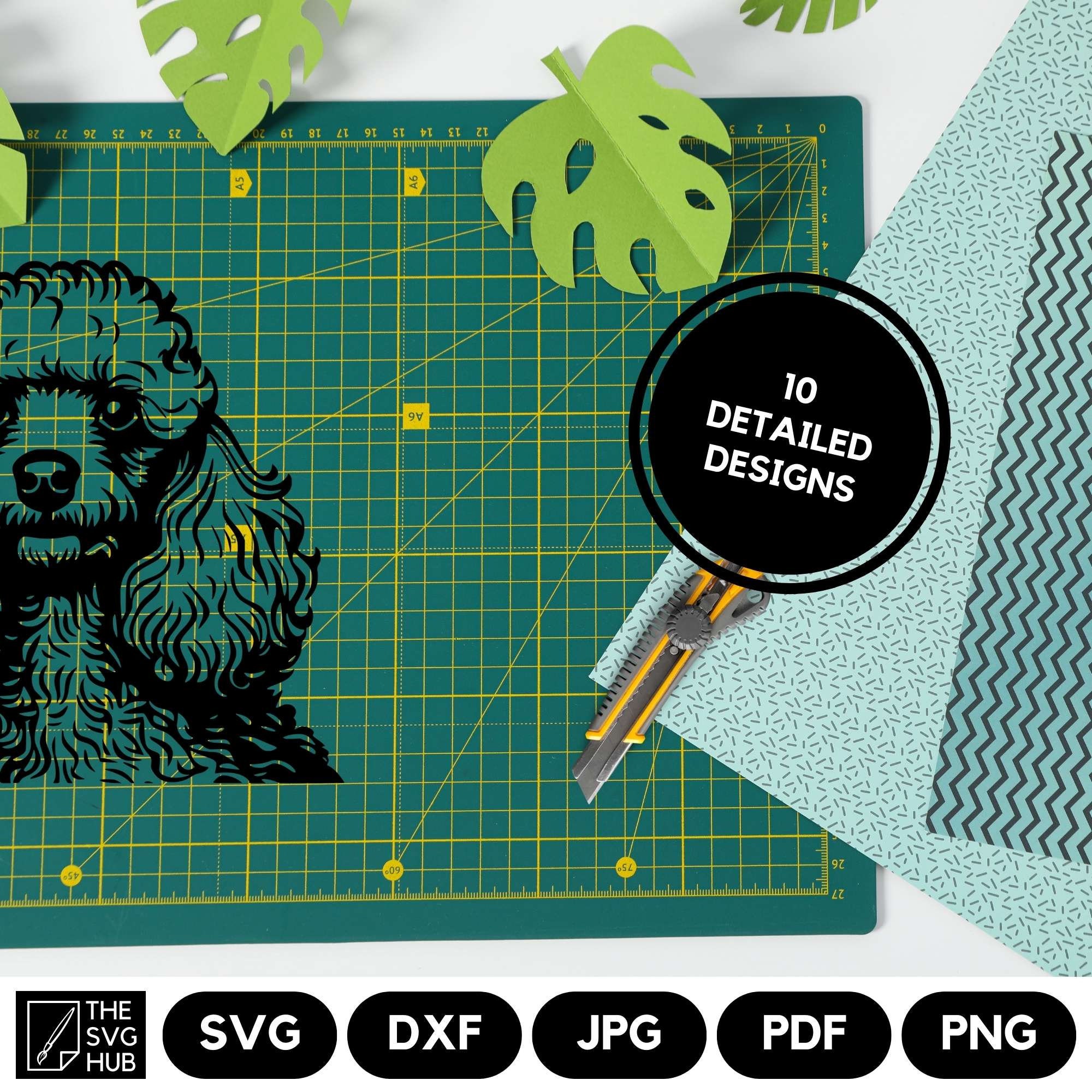 10 Different Dogs SVG Bundle - Detailed Cut File Collection - Instant ...
