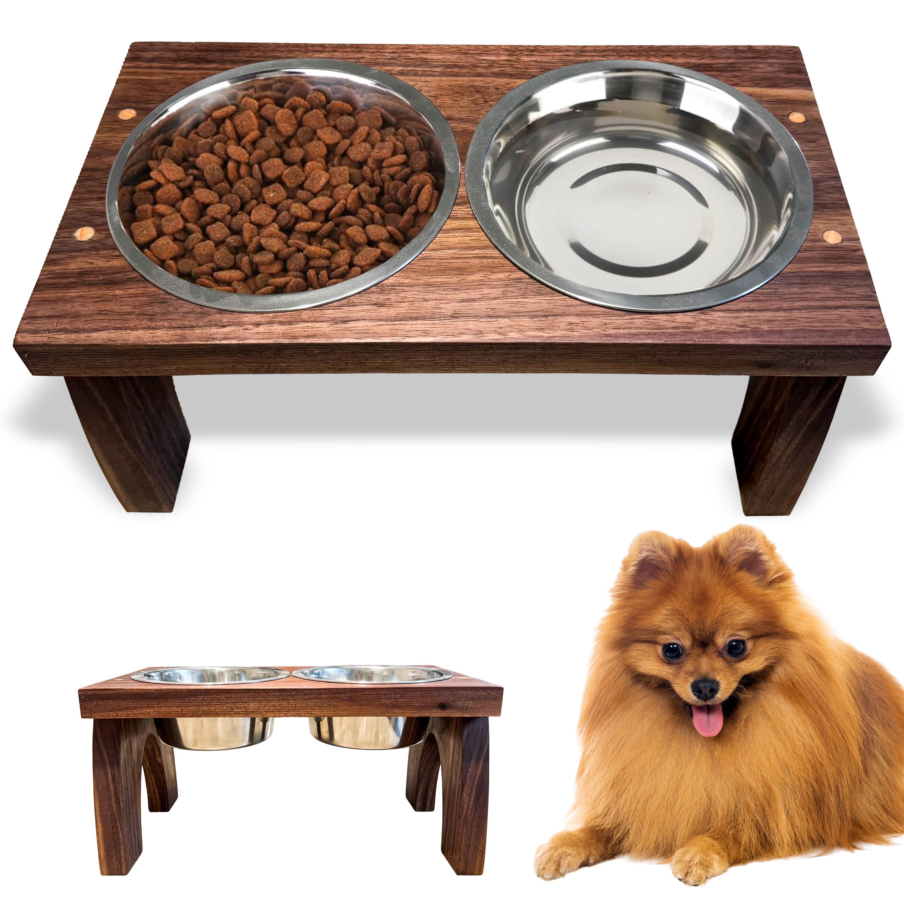 Handmade Black Walnut Dog Bowl Holder. Message Me About Customizations ...