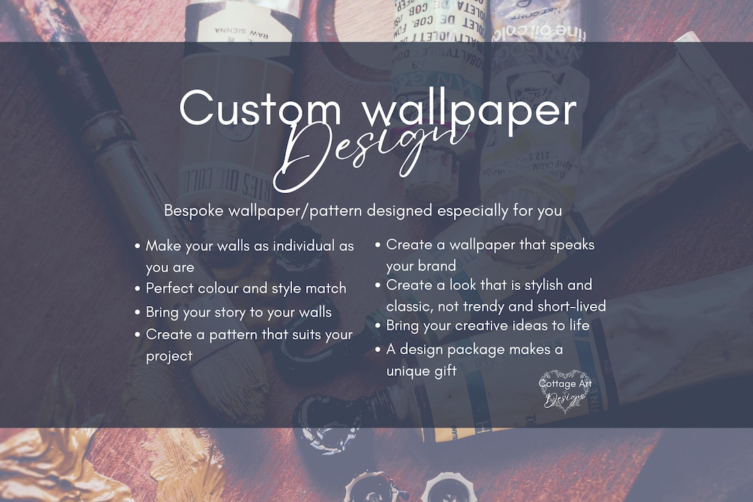 Custom Design Wallpaper, Custom Order Mural, Create Your Own Wallpaper ...