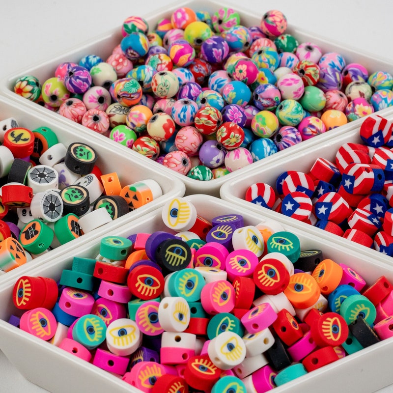 Polymer Clay Beads - Etsy