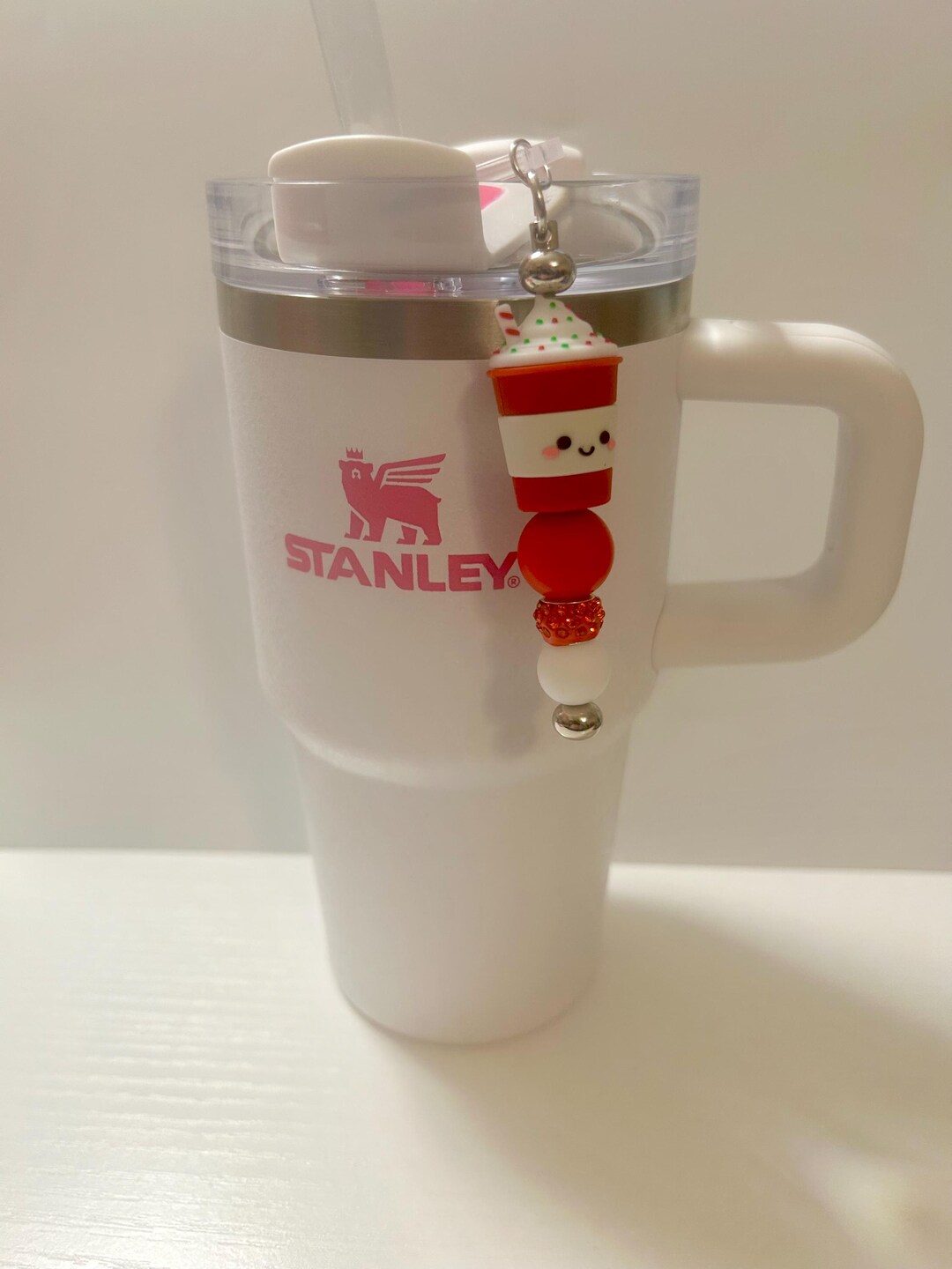 Red Coffee Drink/latte Cute Stanley Cup Charm Dangler, Stanley Cup ...