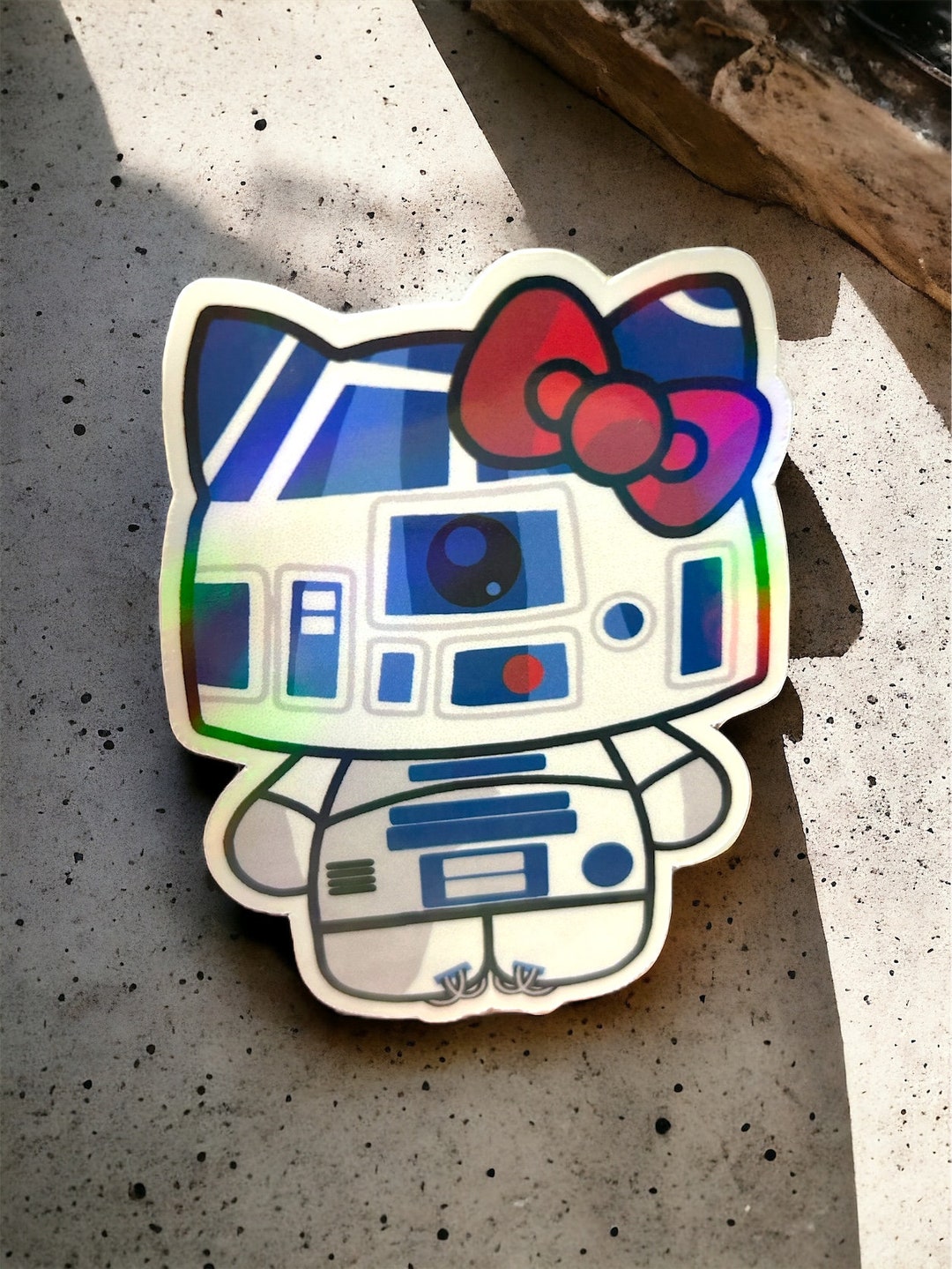 Kitty Super Cute Robotic/machine Style Costume Funny Sticker ...