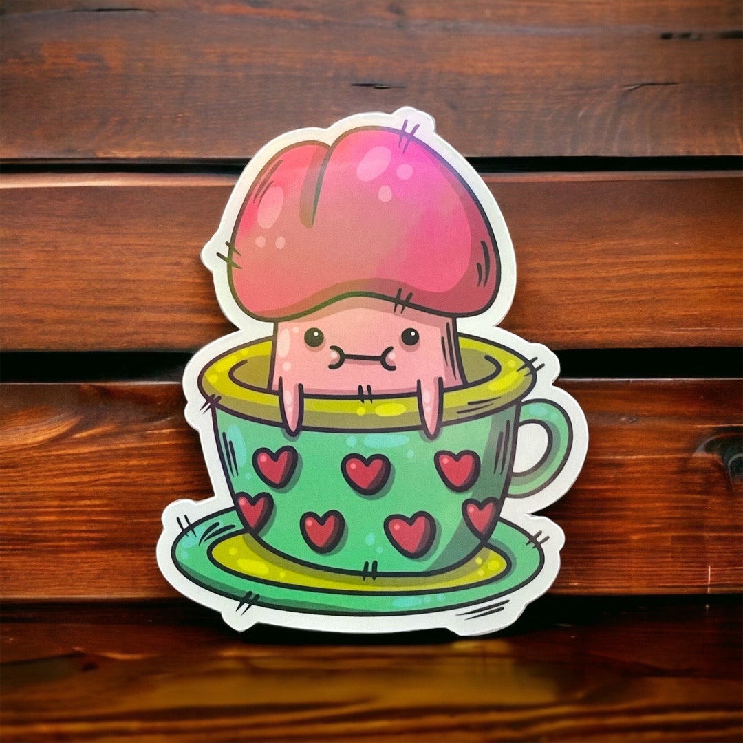 Adorable Teacup Peen Sticker Holographic - Etsy