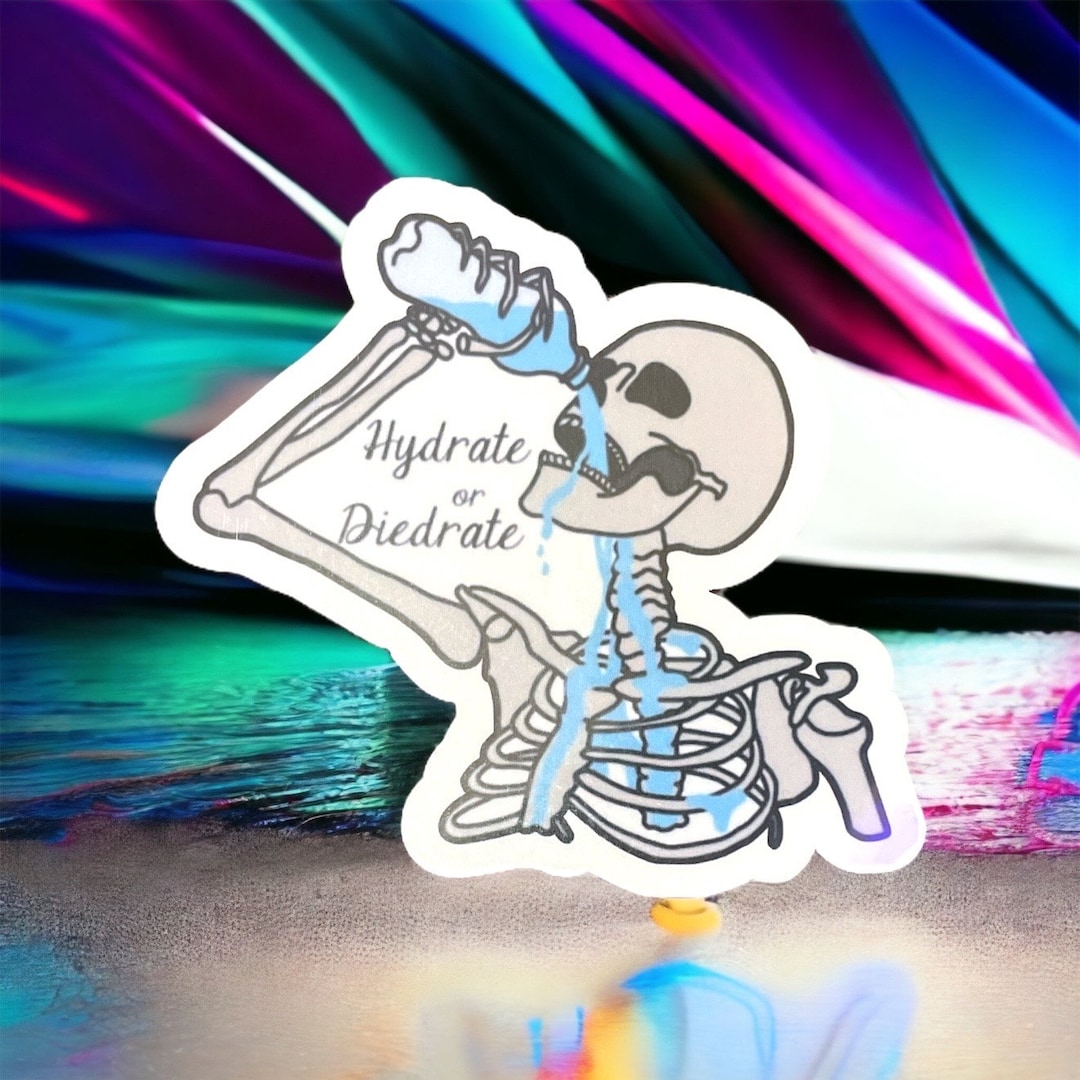 Hydrate or Diedrate Sticker Holographic - Etsy