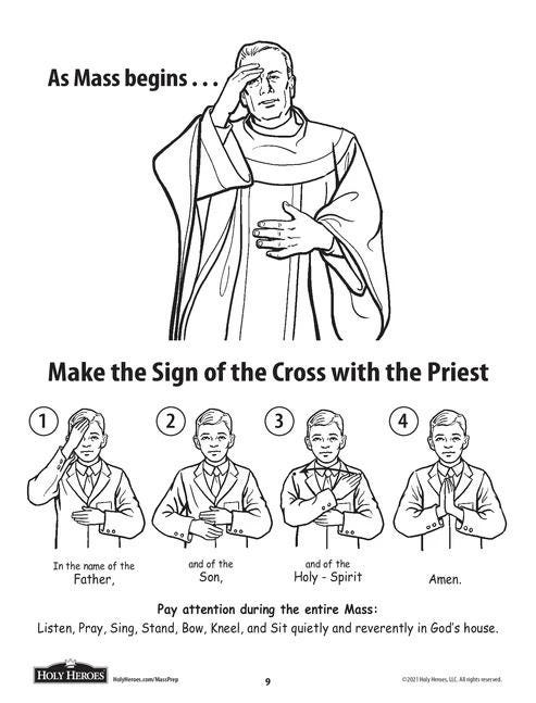 Participating at Holy Mass: A Coloring Book Guide - Part 1 - Etsy