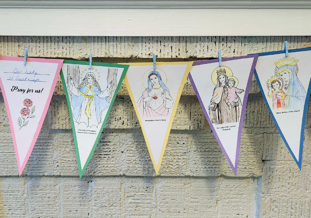 Titles of Mary Banner - Etsy