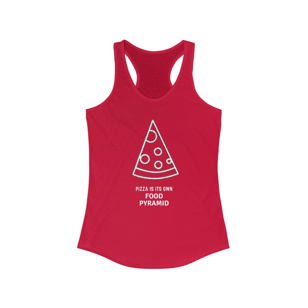 Pizza Pyramid Foodie Premium Racer Back Tank - Etsy
