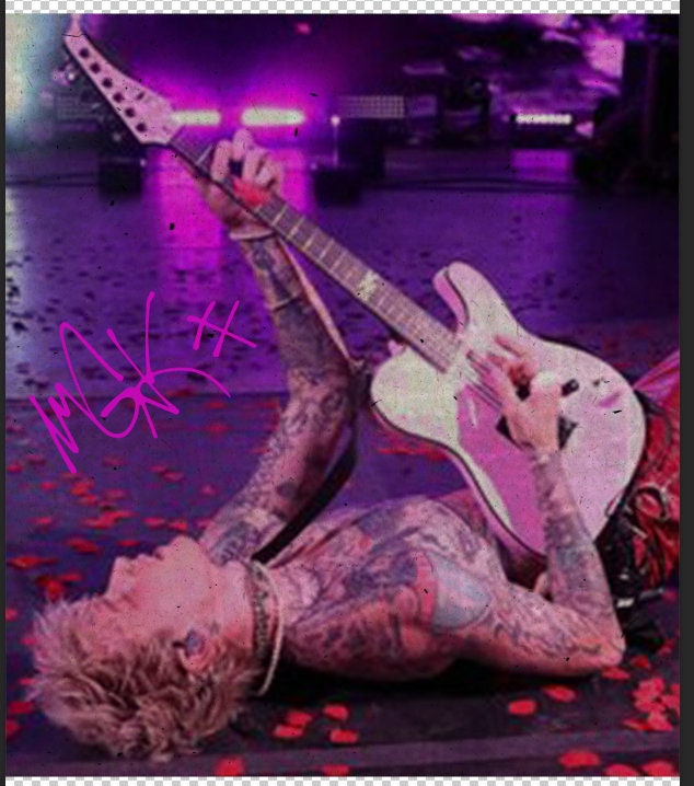 MGK PNG Sublimation DTG Dtf Machine Gun Kelly Colson Baker Megan Fox ...