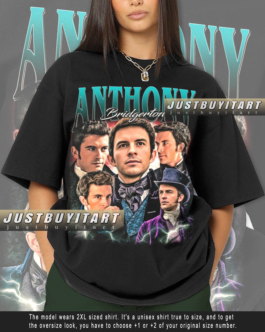 Anthony Bridgerton Shirt Vintage T-shirt 90s Anthony Bridgerton Fans ...