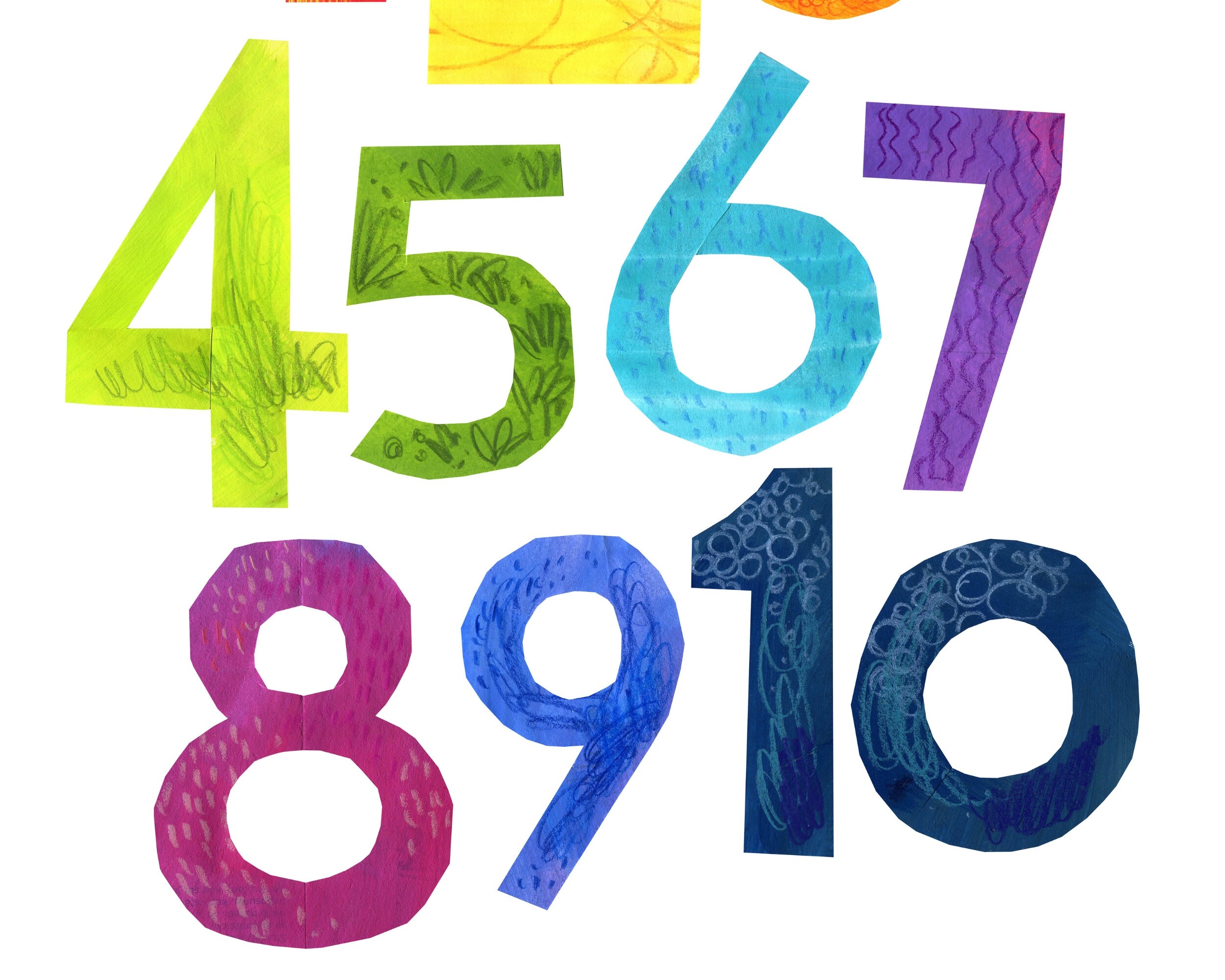 Posters English Alphabet and Numbers. Decor for the Nursery and Class ...