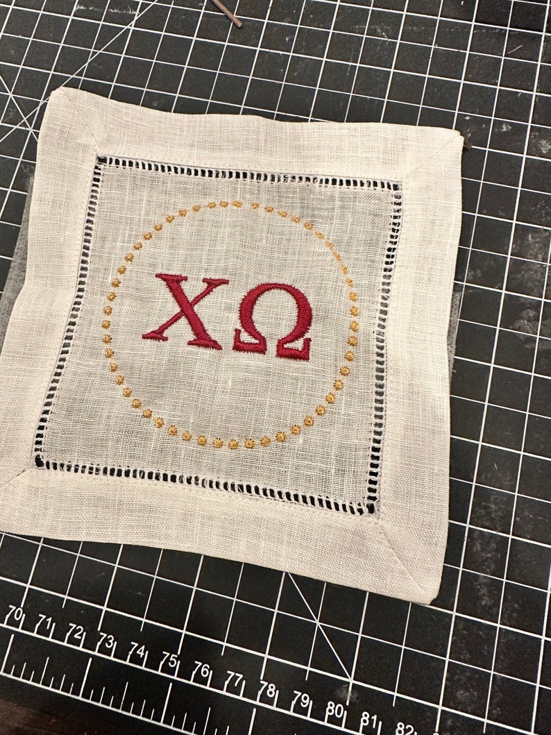 Sorority Swag Monogrammed With Sorority Name and Colors, Name Spa Wrap ...