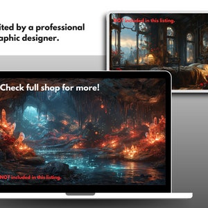 4K Animated Background Enchanted Elven Library | Streaming, Vtuber ...