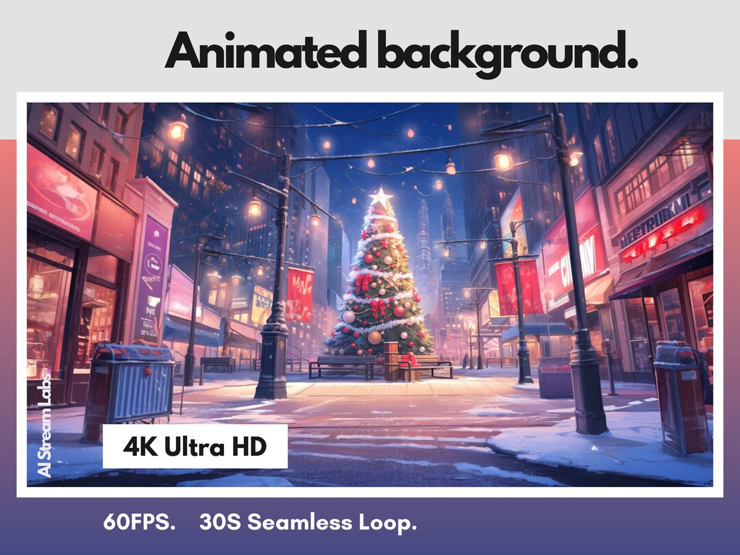 4K Animated Background | Live Wallpaper, Streaming, Vtuber, Twitch ...