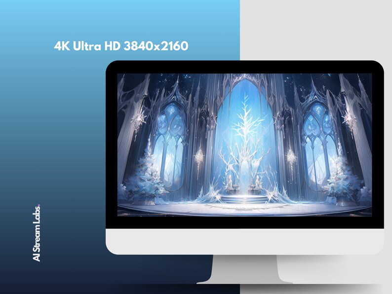 4K Animated Background | Streaming, Vtuber, Twitch, Youtube | Snow ...