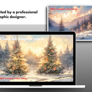 4K Animated Background | Streaming, Vtuber, Twitch, Youtube | Snow ...