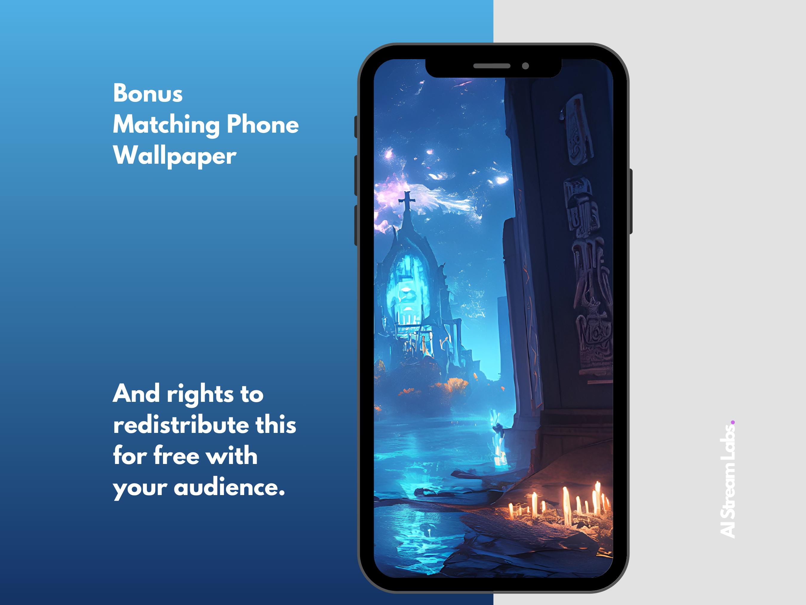 4K Animated Starlit Ruins Background: Vtuber, Twitch, Youtube + Mobile ...