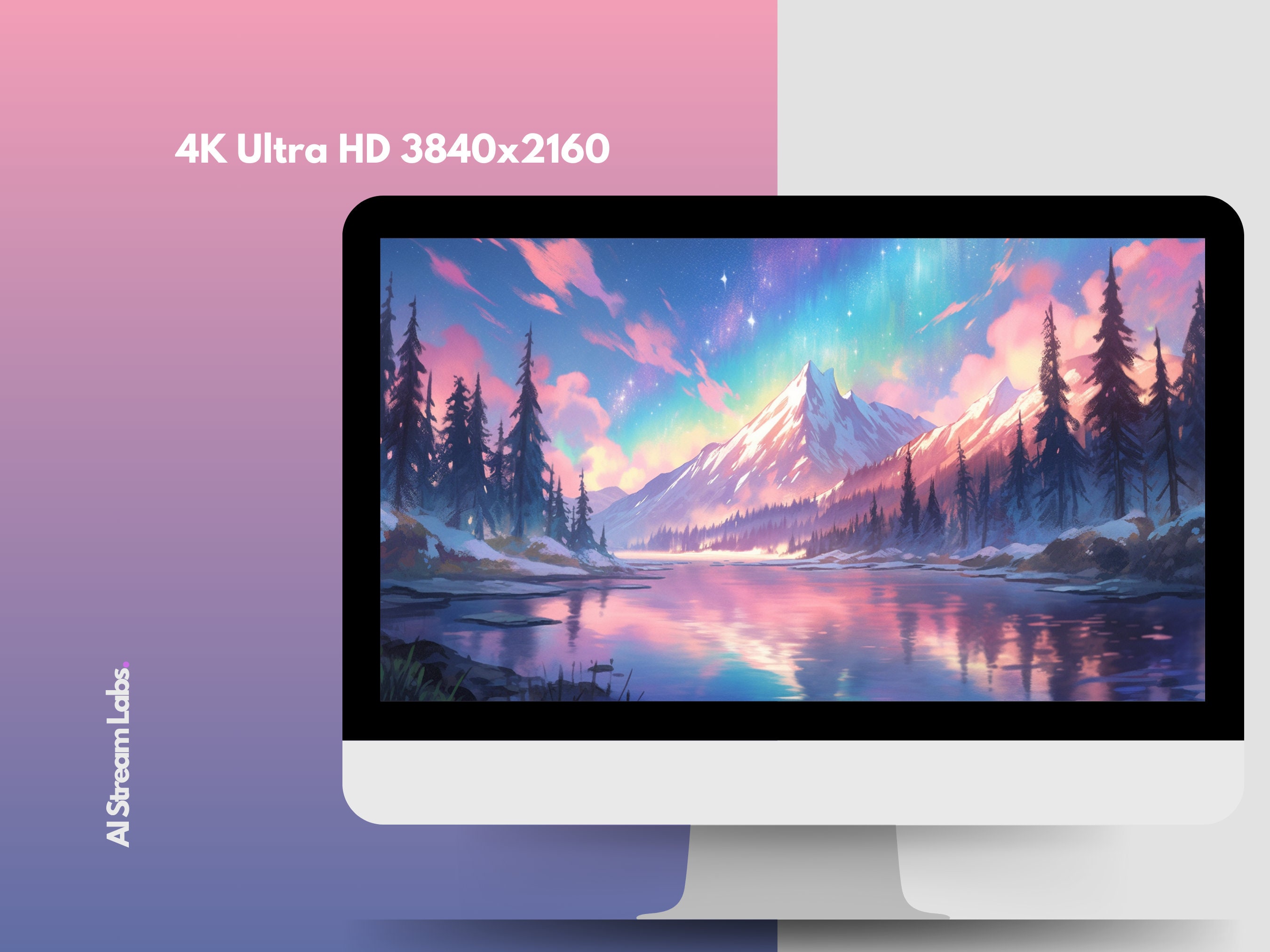 4K Animated Background | Streaming, Vtuber, Twitch, Youtube | Frozen ...