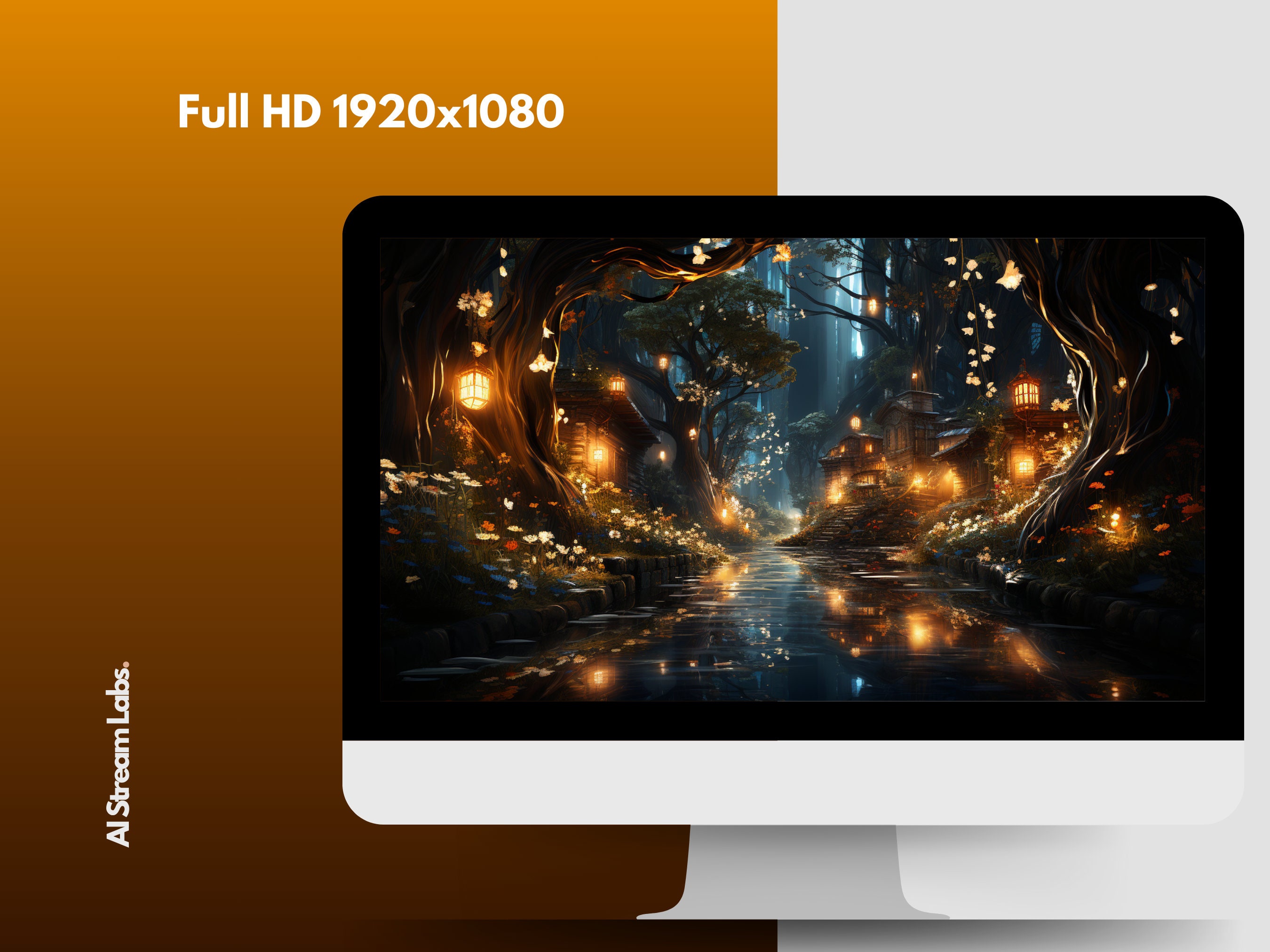 4K Animated Background | Streaming, Vtuber, Twitch, Youtube | Enchanted ...